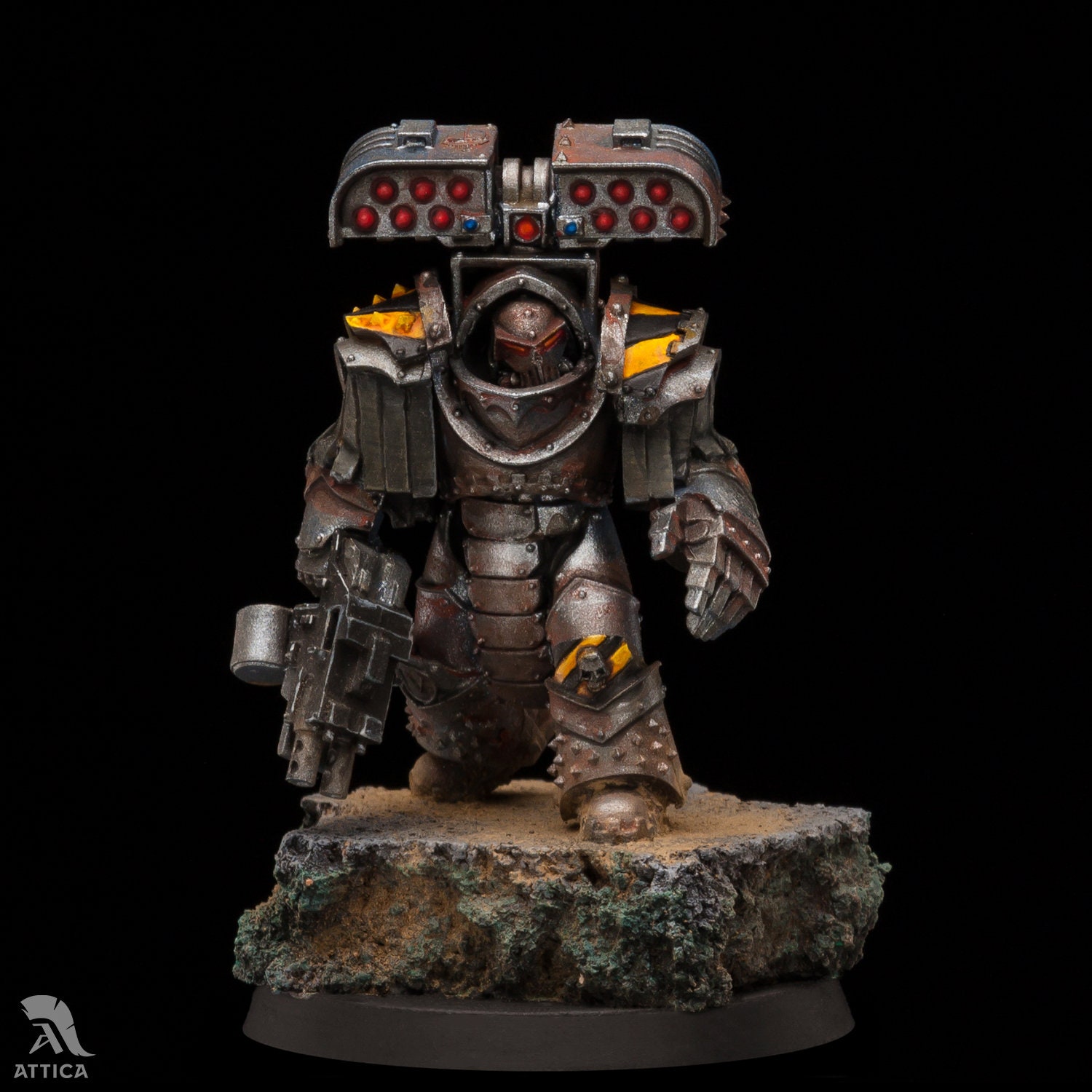 Iron Warriors Legion Tyrant Siege Terminators Painted Figure Horus ...