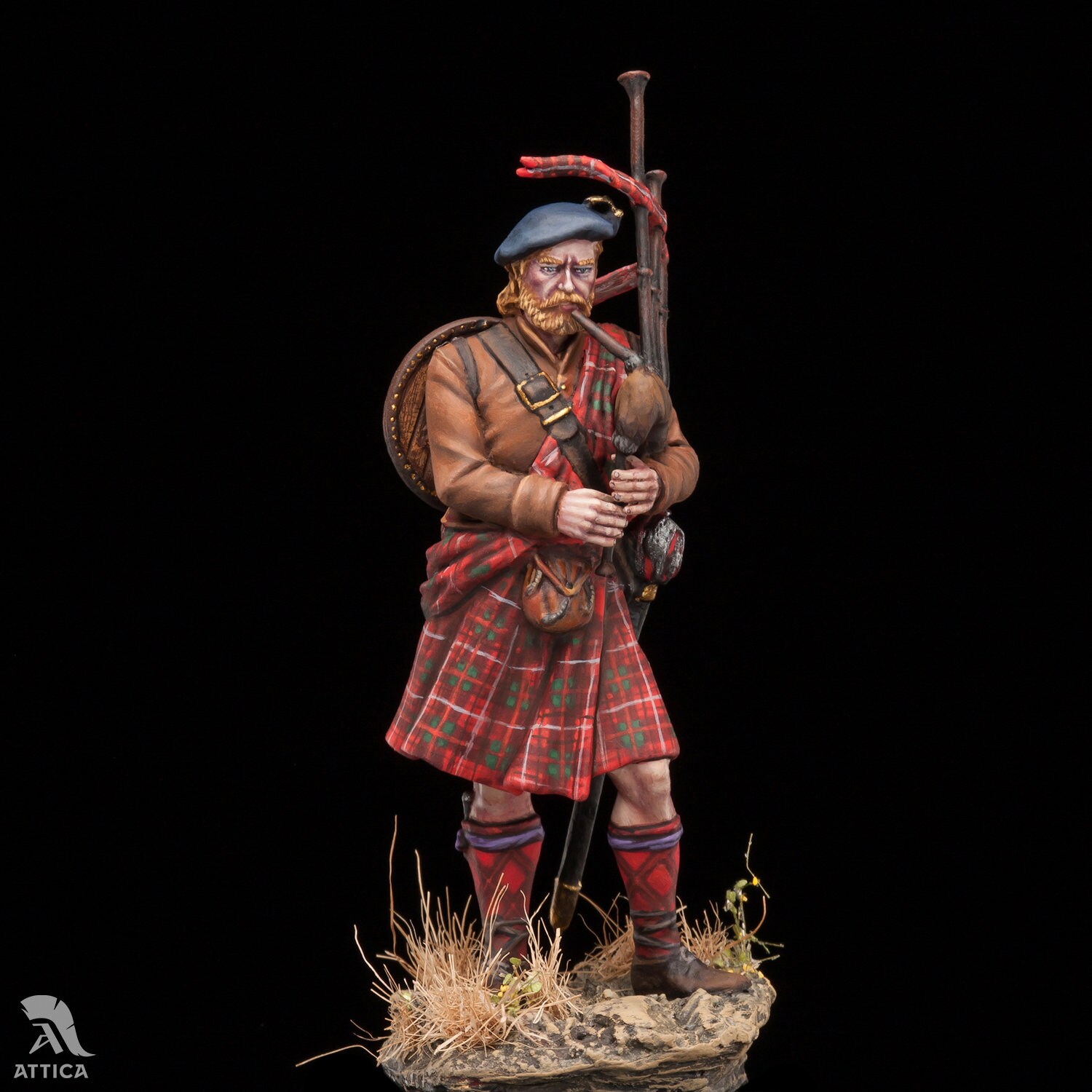 Scottish Piper, 1690, Painted Toy Soldier Miniature 54mm 1:32 Figure ...