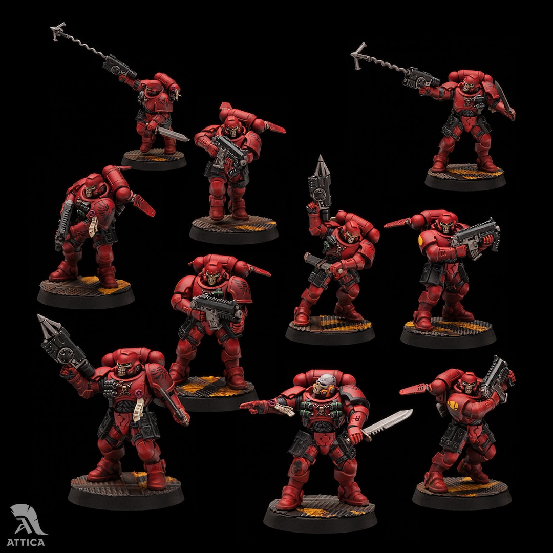 Primaris Reivers Painted Figure Warhammer 40k Art Level - Etsy