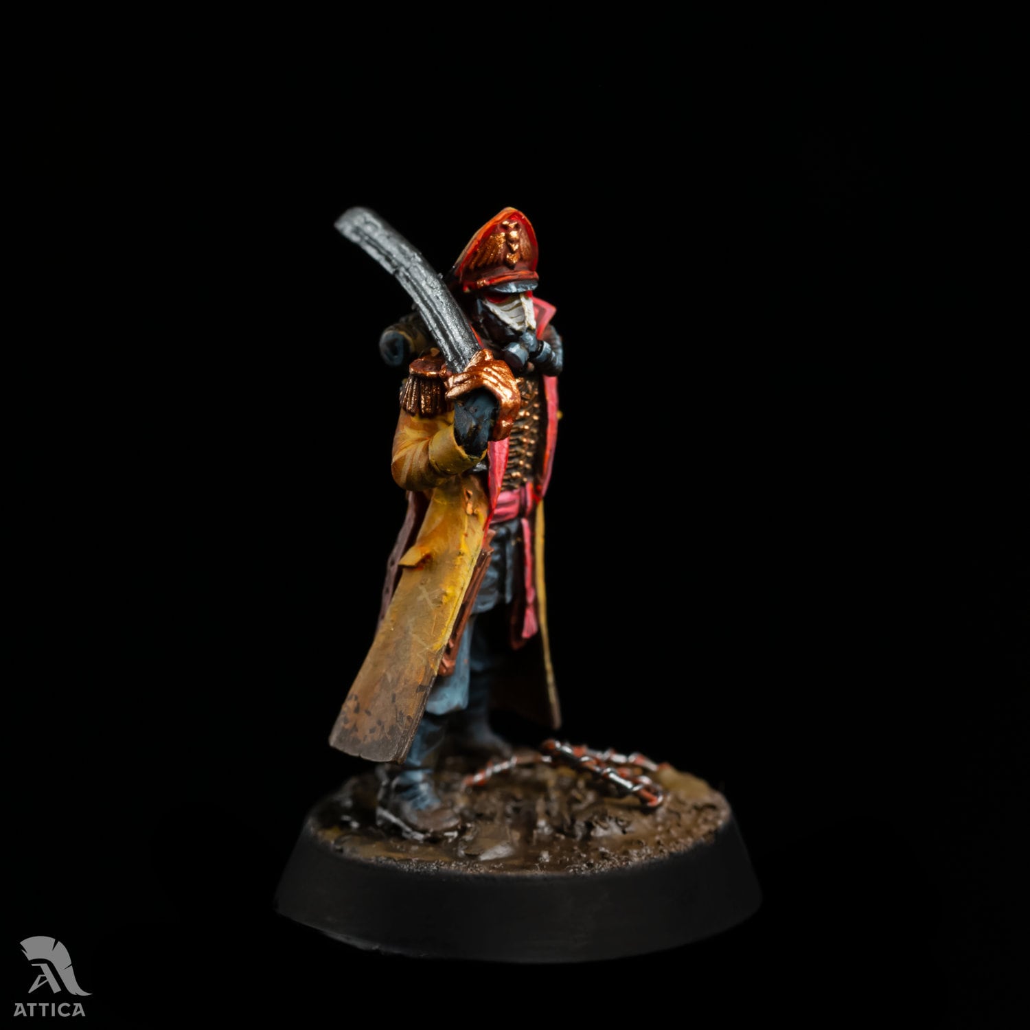 Death Korps of Krieg Officer With Saber Painted Figure Warhammer 40k ...