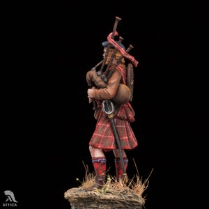 Scottish Piper, 1690, Painted Toy Soldier Miniature 54mm 1:32 Figure ...