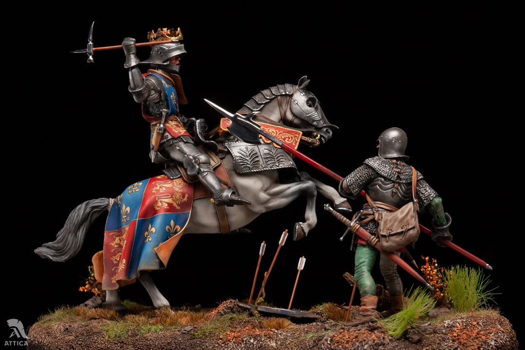 Death of Richard III Battle of Bosworth Field Painted Toy Soldier ...