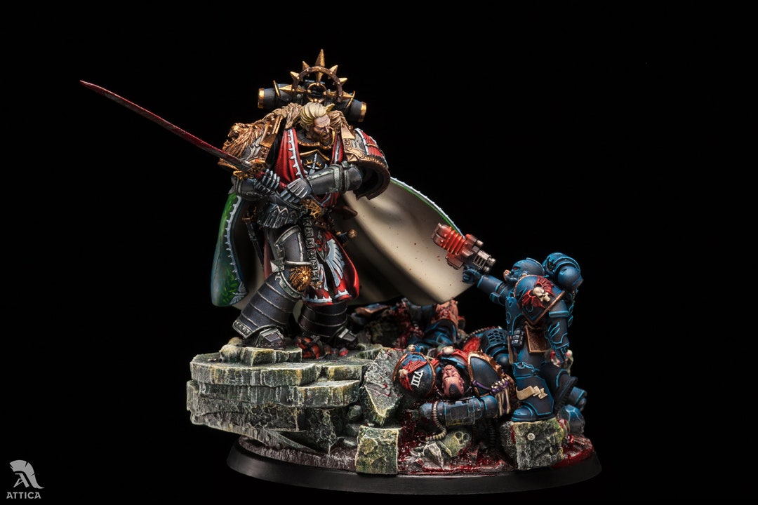 Lion El'jonson Primarch of the Dark Angels Legion Painted Figure Horus ...
