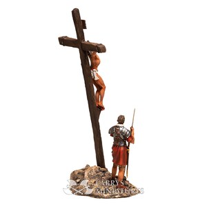 Crucifixion of Jesus Painted Tin Toy Soldier Miniature 54mm - Etsy