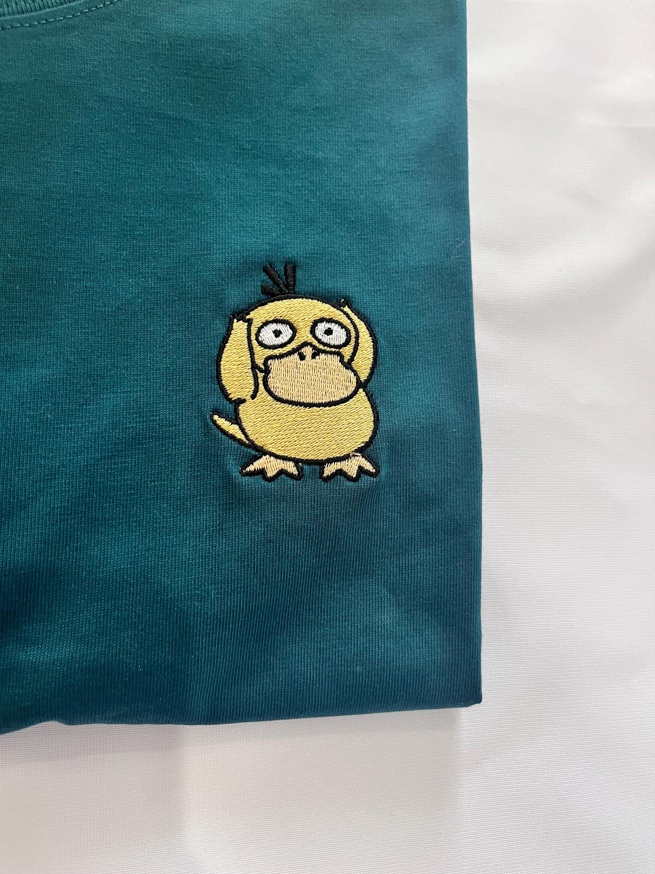 Embroidered Sweatshirt | T-shirt | Psyduck - Anime, Unisex - Etsy