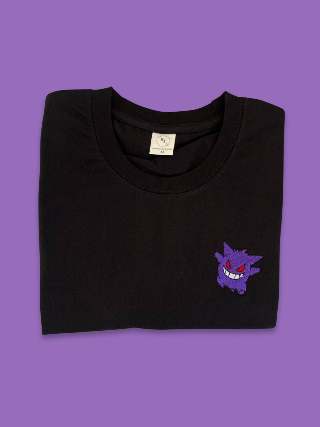 Embroidered Gengar T-shirt Unisex, Heavy Weight - Etsy