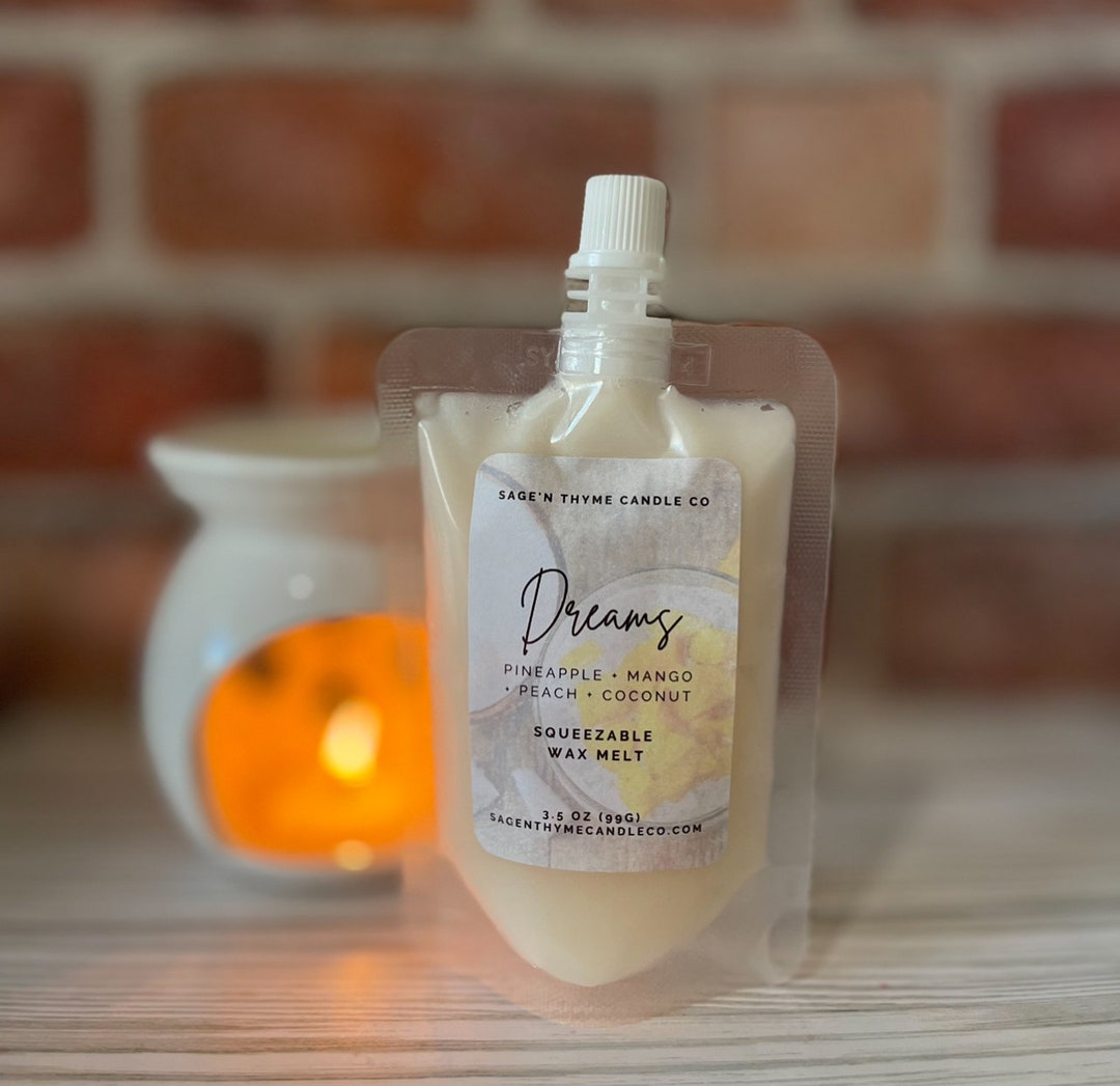 3.5oz/ Standing Pouch/ Squeezable Wax Melt/ Stocking - Etsy