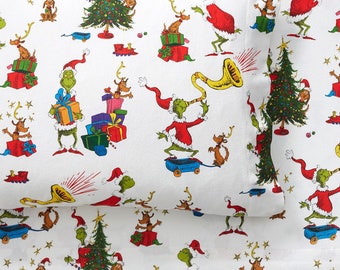 Grinch Sheet Set - Etsy