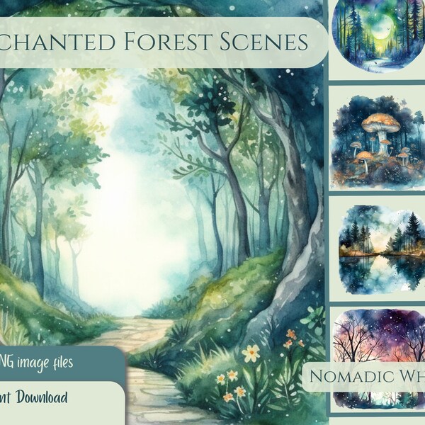 Enchanted Forest Template - Etsy