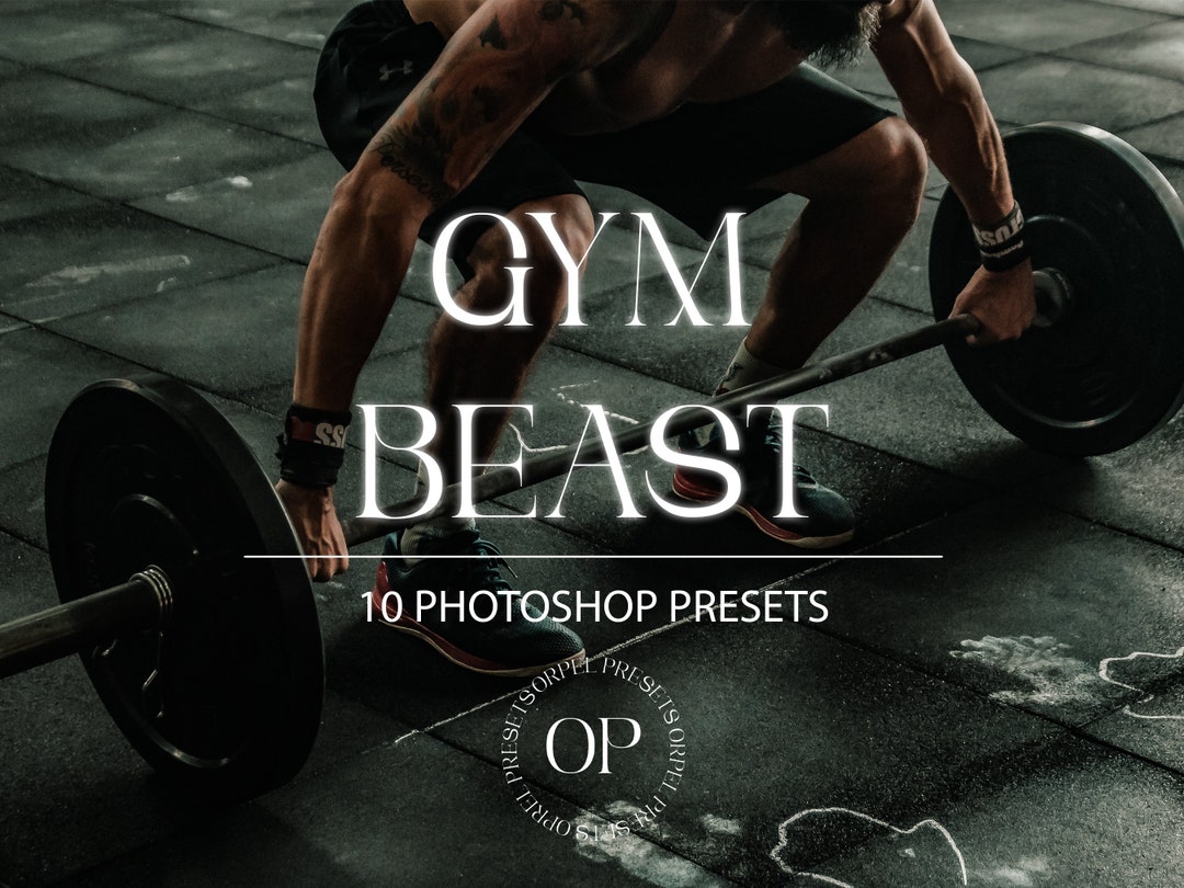 10 GYM BEAST Presets Mobile & Desktop Instagram Presets Dark Presets ...