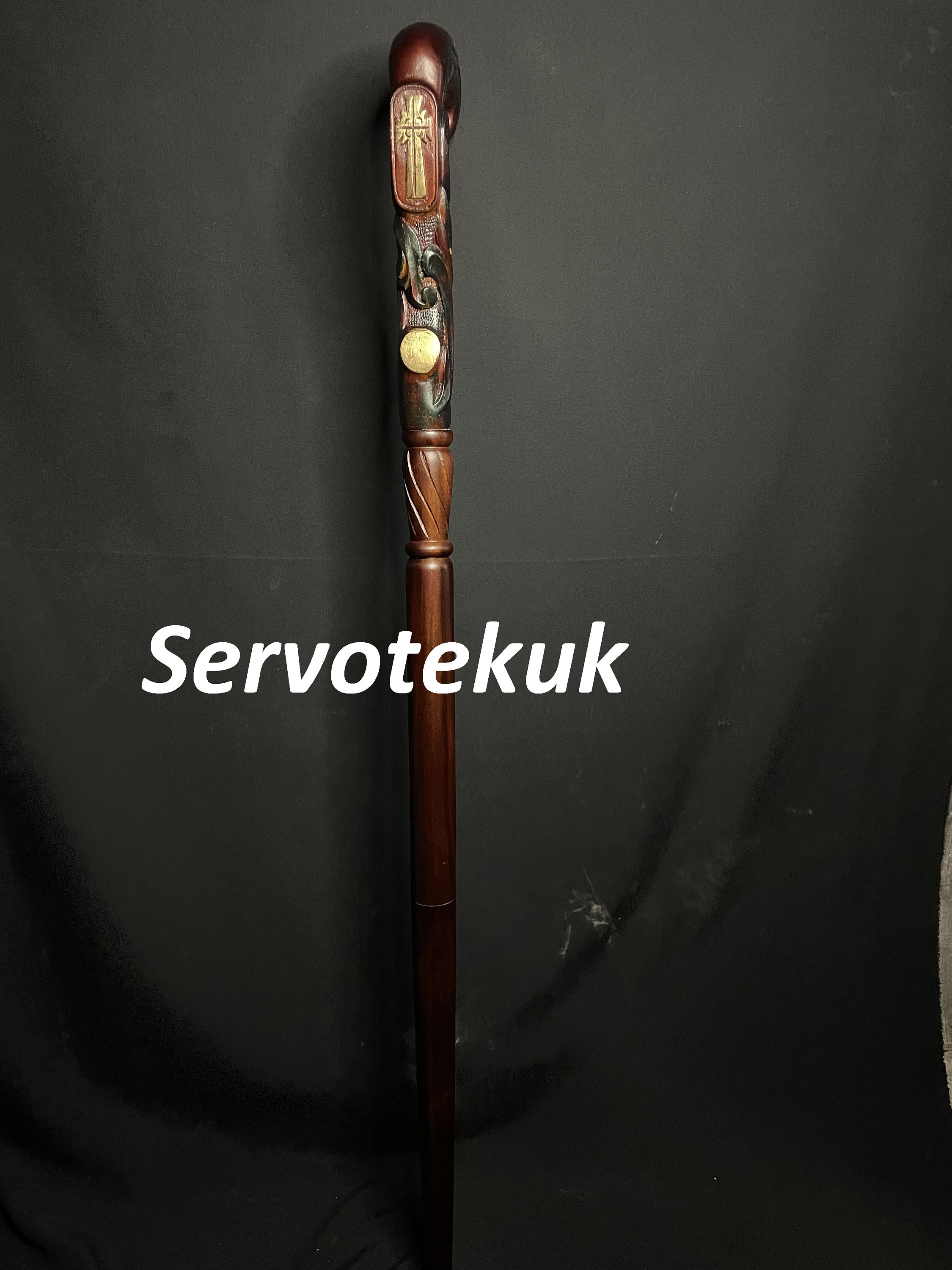 Christian Cross Wooden Walking Stick: Handcrafted Foldable Cane - Etsy