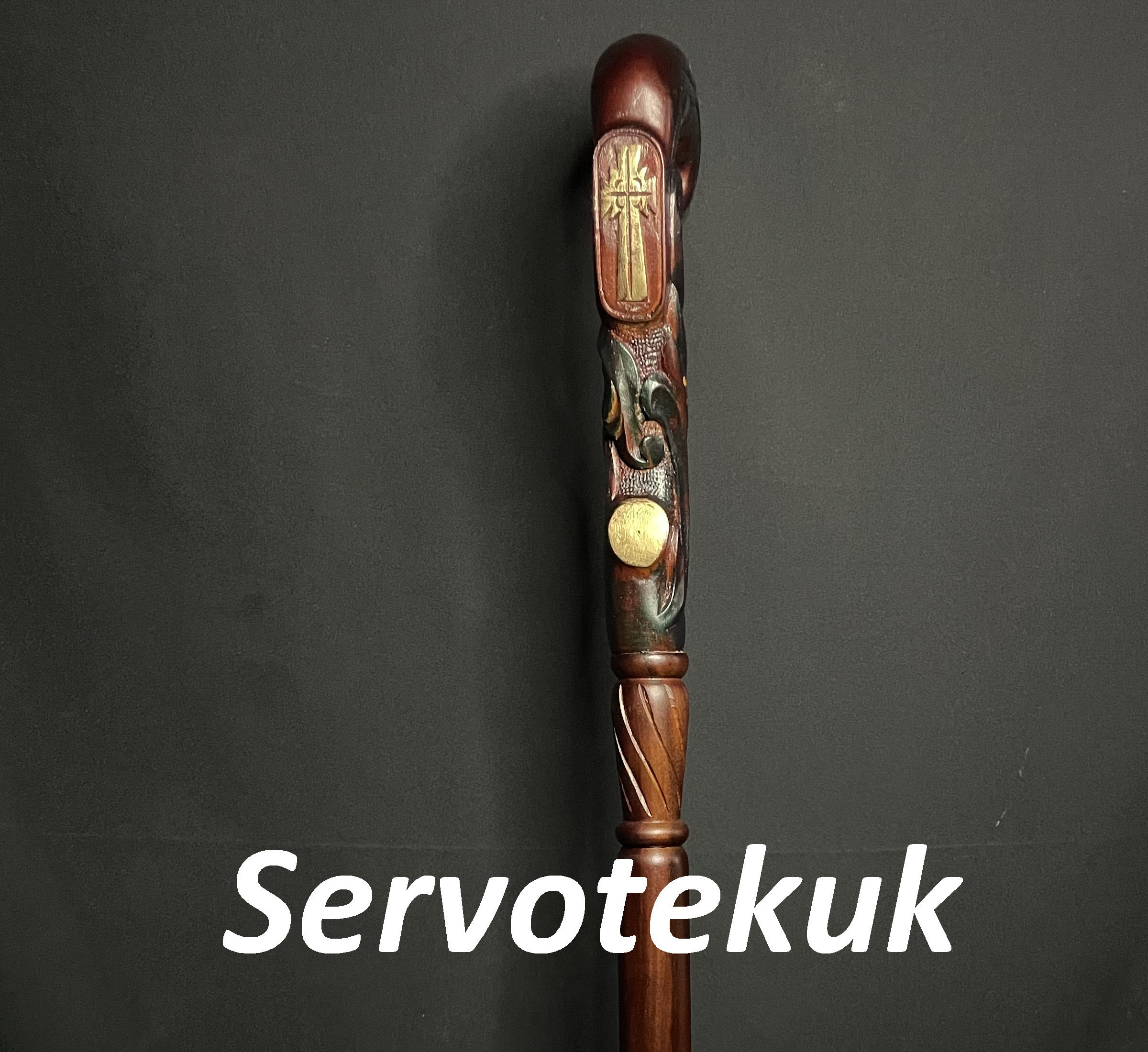 Christian Cross Wooden Walking Stick: Handcrafted Foldable Cane - Etsy