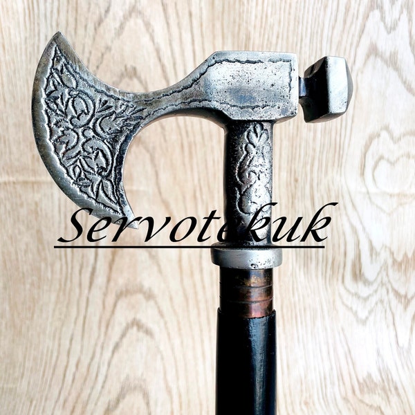 Medieval Walking Stick Axe - Etsy