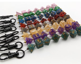 D12 Dice Keyring 12 Sided Dice Keychain Geeky Gift DND Dice TTRPG ...