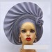 Zara Gele Hat, Auto-gele, Asooke, African Gele, Pink Headtie, Ready ...