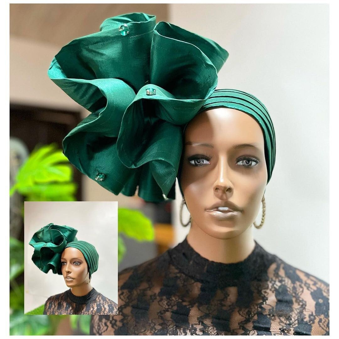 Classy Turban, African Headtie, Auto Gele, Headwear for Black Women ...