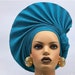 Zara Cap, Navy Blue Turban, Women Cap, African Headwear, Wedding Hat ...