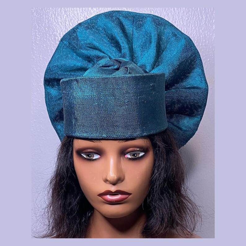 African Zara Cap, Gele Cap, Bride Asooke Outfit, African Party, Wedding ...