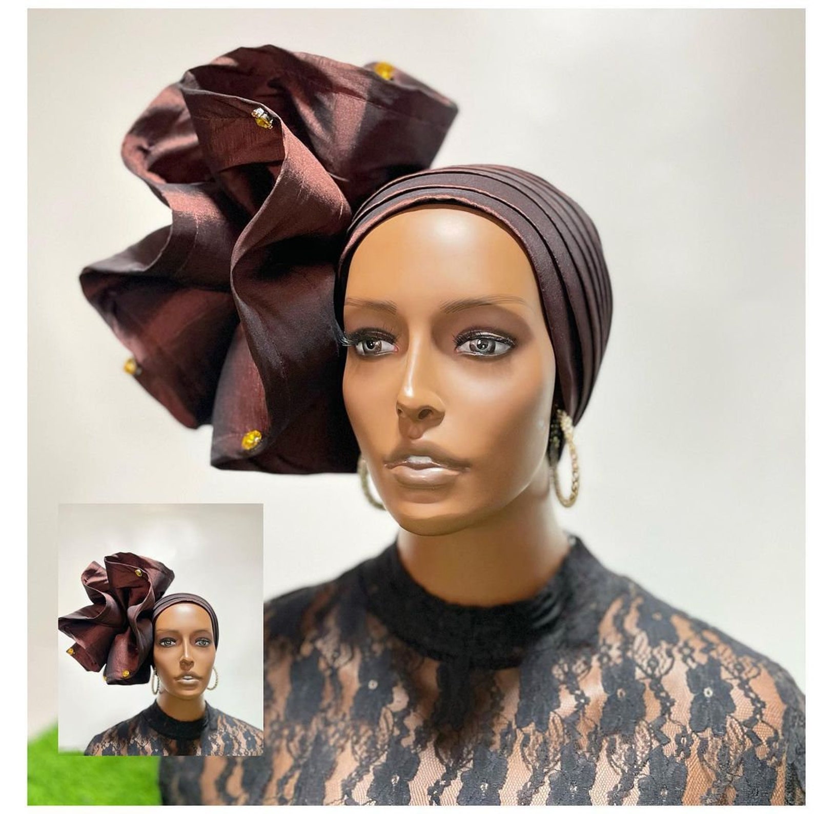 Classy Turban African Headtie Auto Gele Headwear for Black - Etsy
