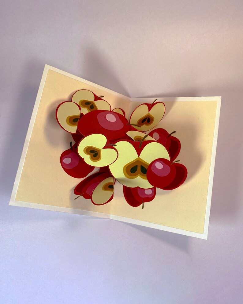 SVG Template Pop-up Pop-up Card for Cricut or Cutting Plotter - Etsy