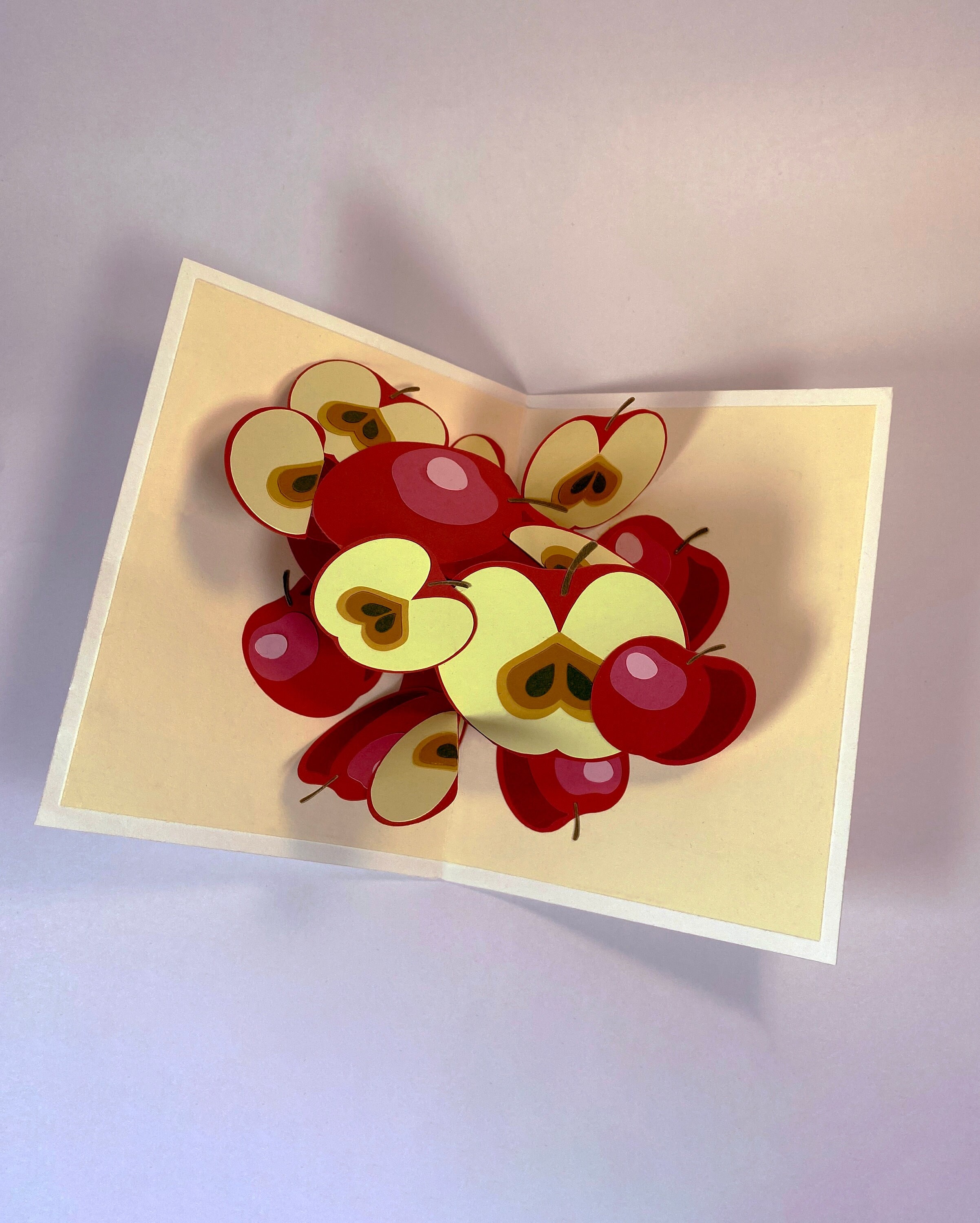 SVG Template Pop-up Pop-up Card for Cricut or Cutting Plotter - Etsy