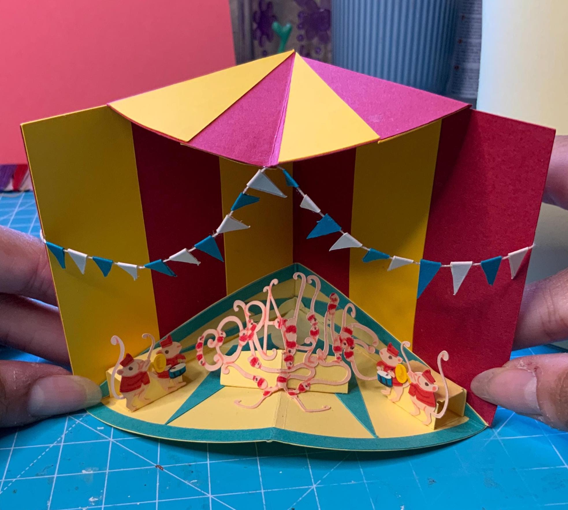 Coraline Pop-up Carousel Template: Printable PDF and SVG for Cutting ...
