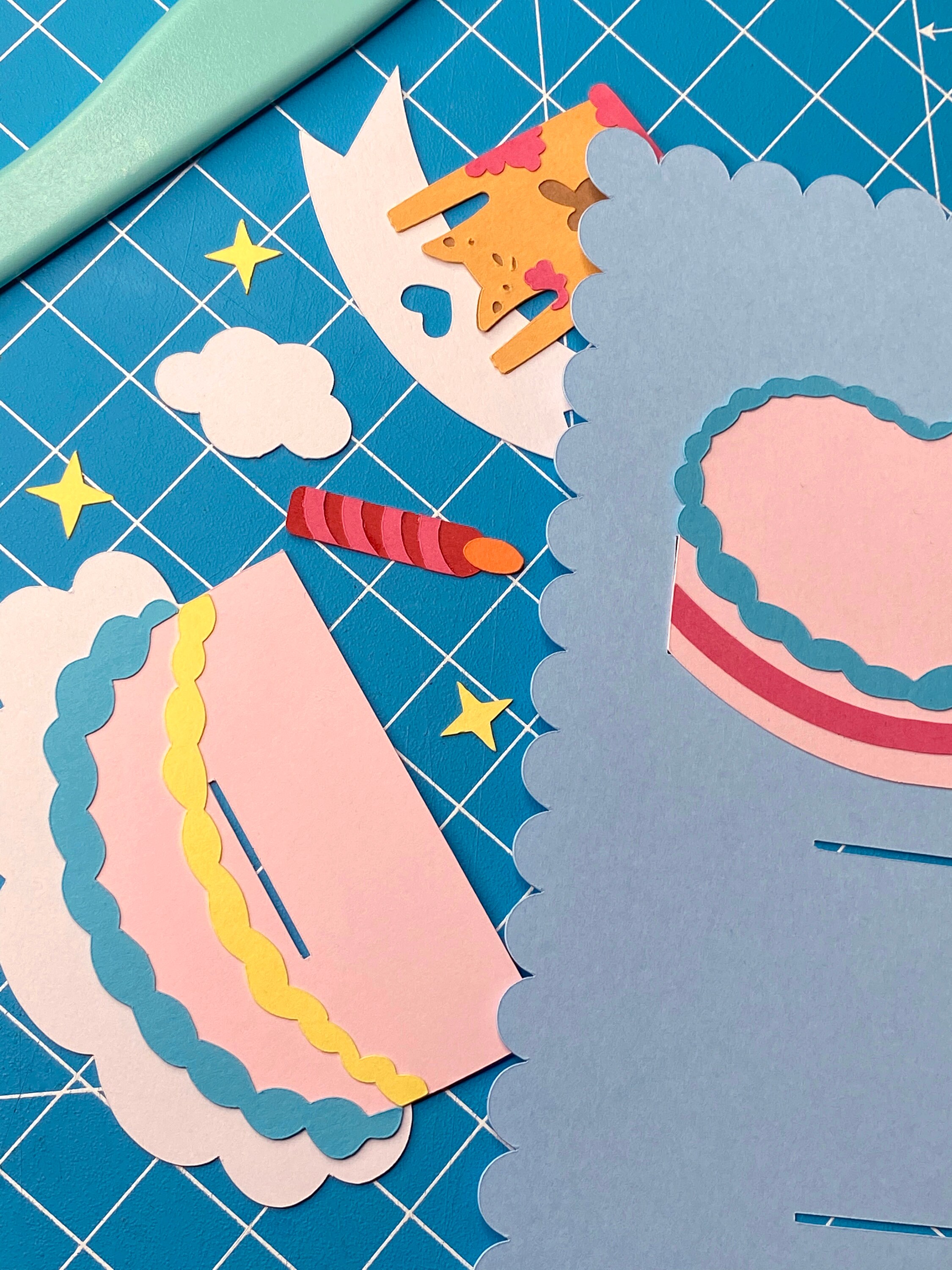 Printable Pop-up/pdf Birthday Card Template and SVG for Cricut or ...