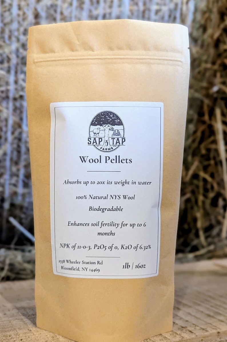 Natural Wool Pellets: Garden Soil Amendment, Slug Repellent - Etsy
