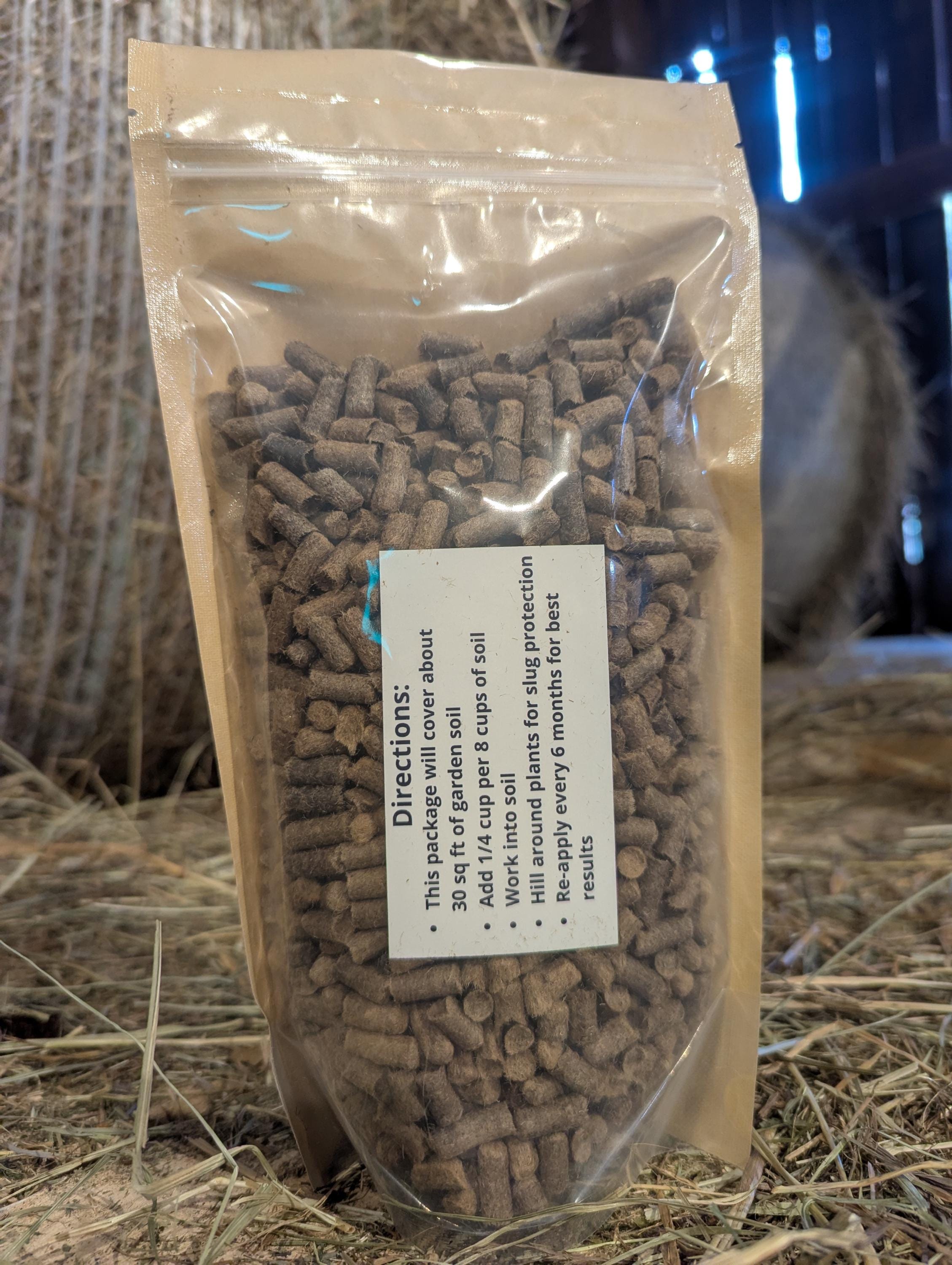 Natural Wool Pellets: Garden Soil Amendment, Slug Repellent - Etsy