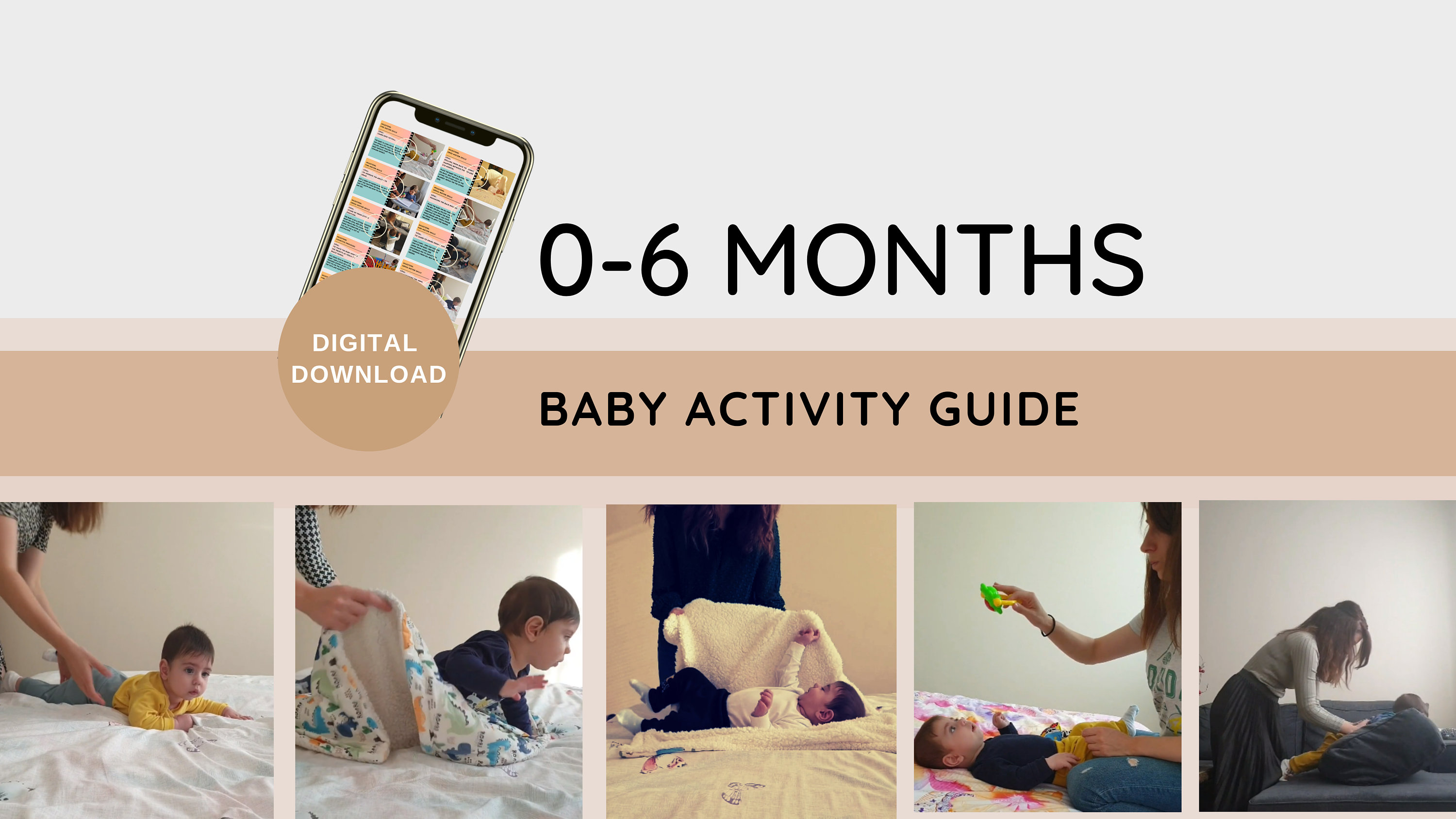 At Home Infant Activities for 0-6 Months, Child Development VIDEO ...