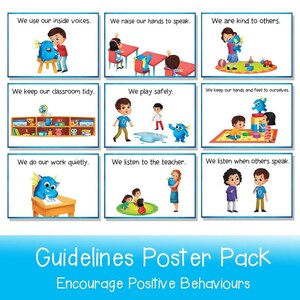 Classroom Rules / Classroom Guidelines Posters Pack for - Etsy