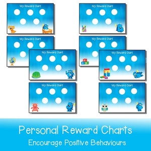 Personal Reward Charts for Classroom Reward Tracking - Etsy