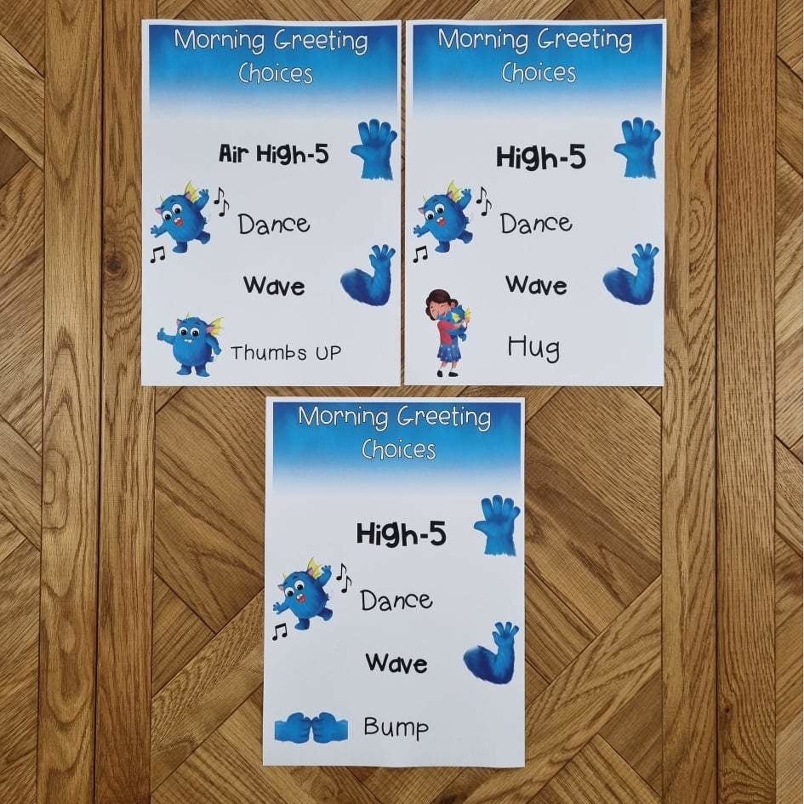 Morning Greetings Posters - Including Socially Distanced Non Contact ...