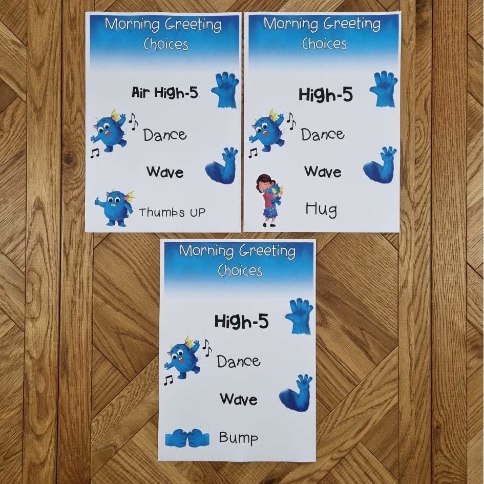 Morning Greetings Posters - Including Socially Distanced Non Contact ...