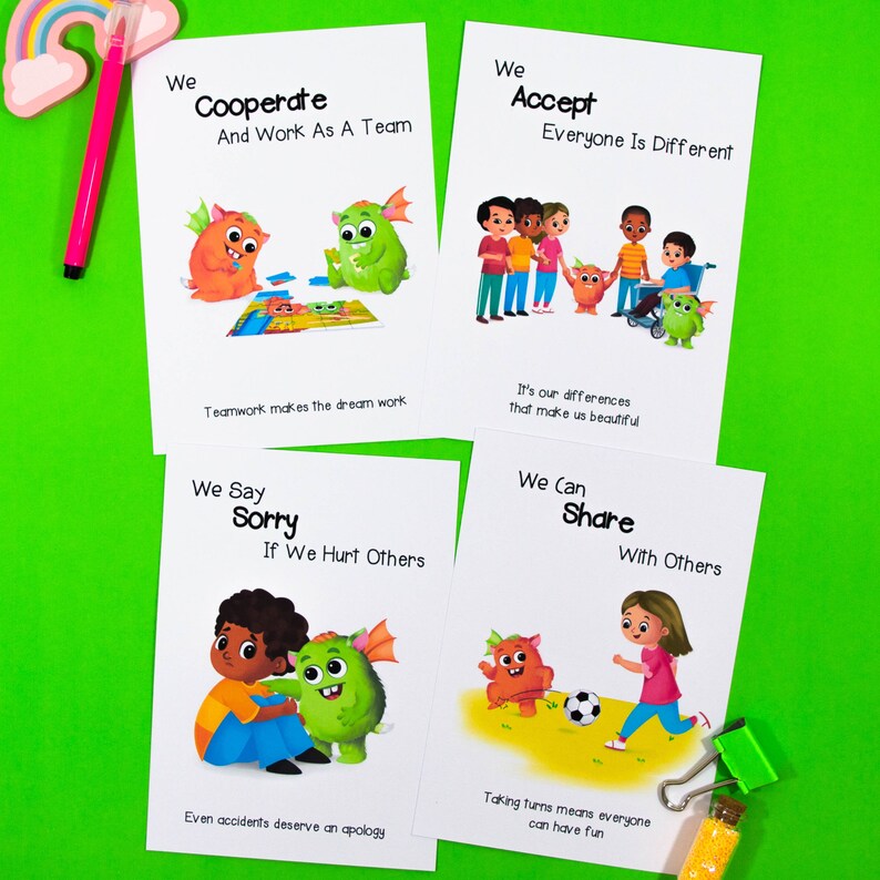 Social Skills Poster Pack - Printable Classroom Display for Social ...