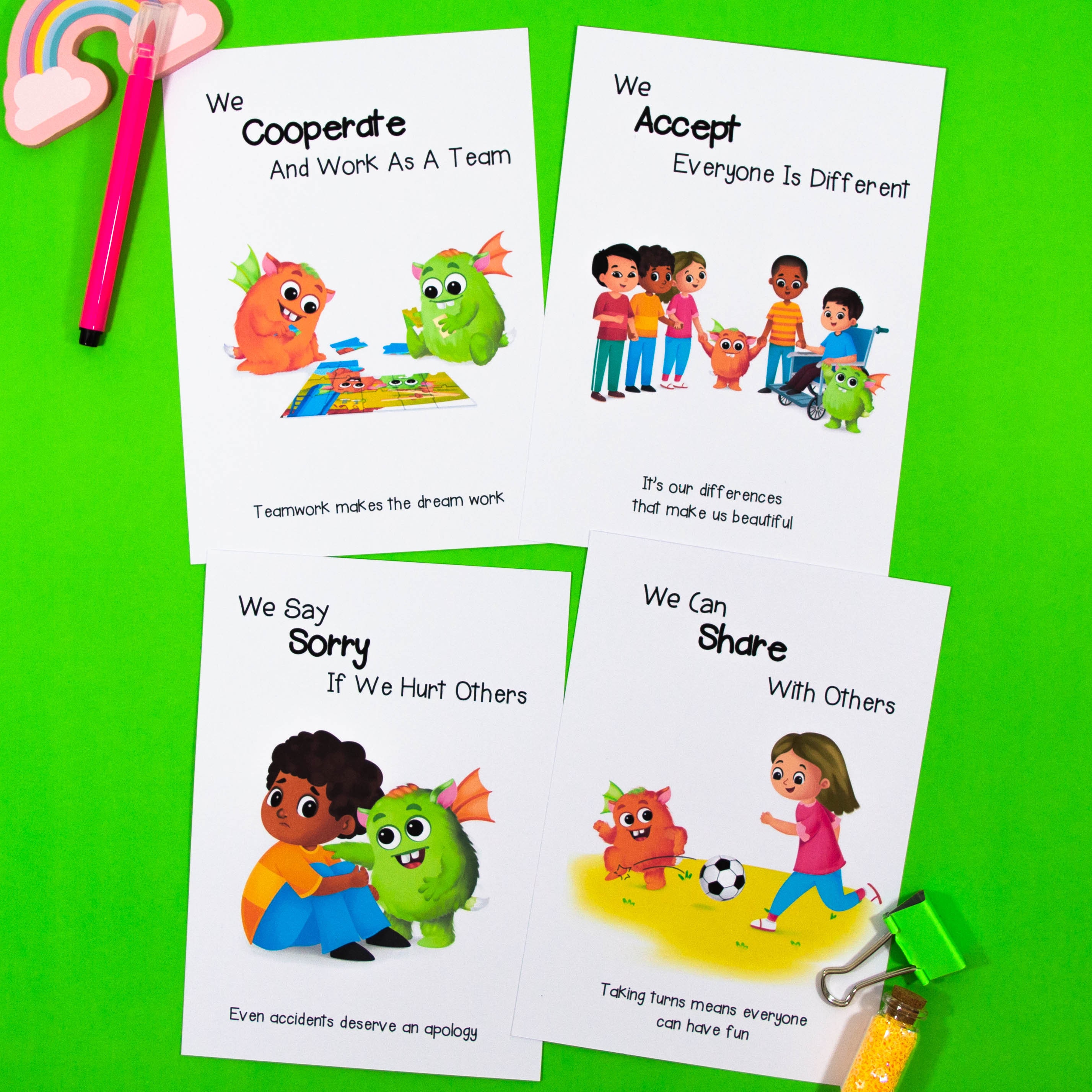Social Skills Poster Pack - Printable Classroom Display for Social ...