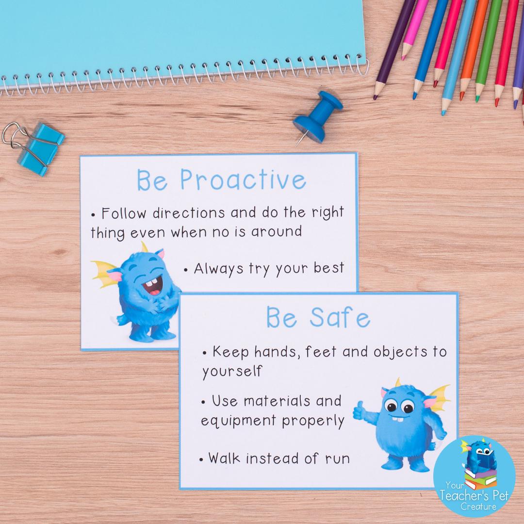 Respectful, Responsible, Safe and Proactive Posters for Classrooms - Etsy