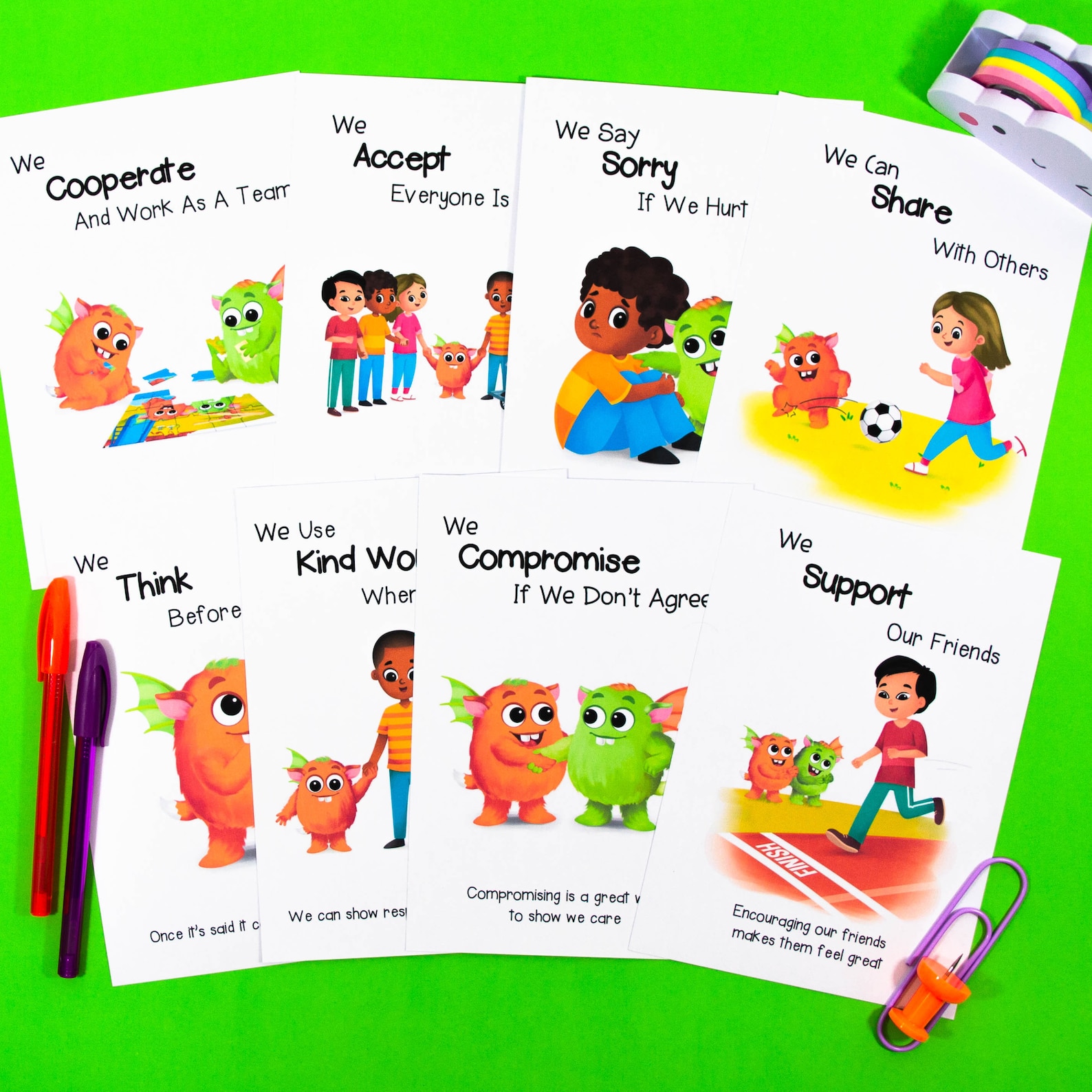 Social Skills Poster Pack - Printable Classroom Display for Social ...