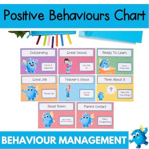 Positive Behaviour Chart - Behaviour Management Tool - Whole Class ...