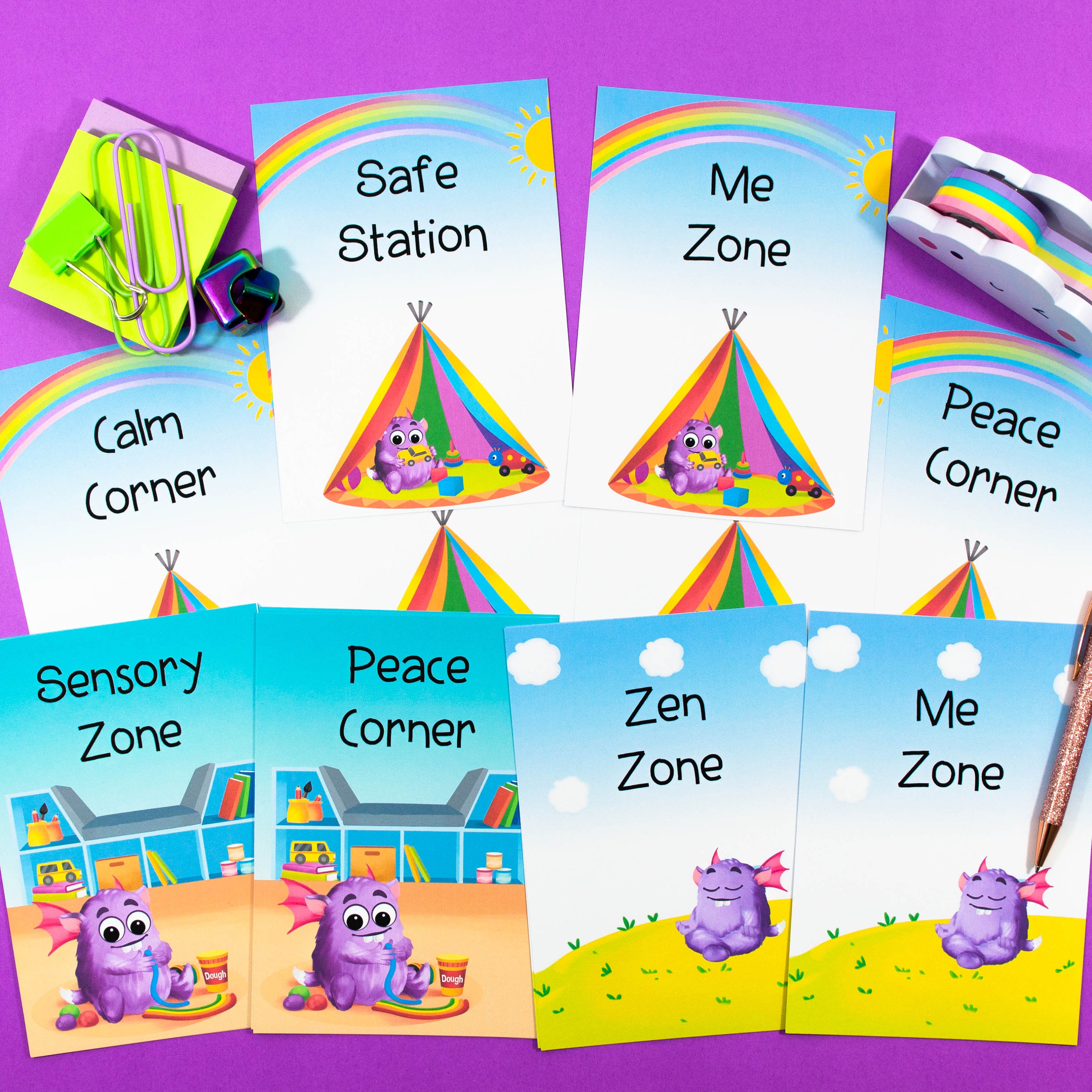 Calm Corner Banner & Sign Classroom Display Pack - Etsy