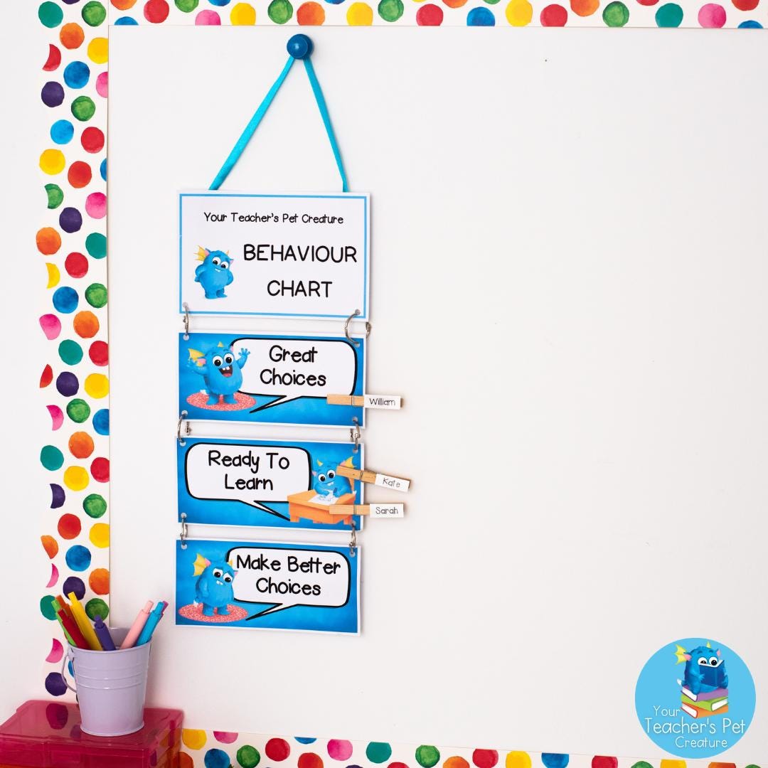 Whole Class Behaviour Peg Chart - Visual Reward Tracker - Etsy