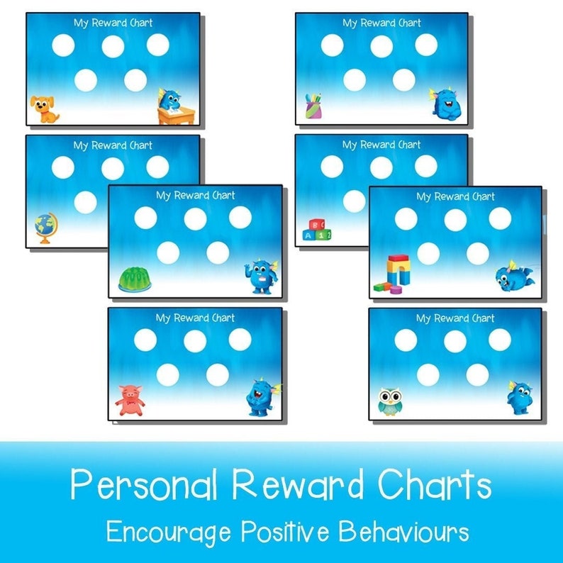 Personal Reward Charts for Classroom Reward Tracking - Etsy