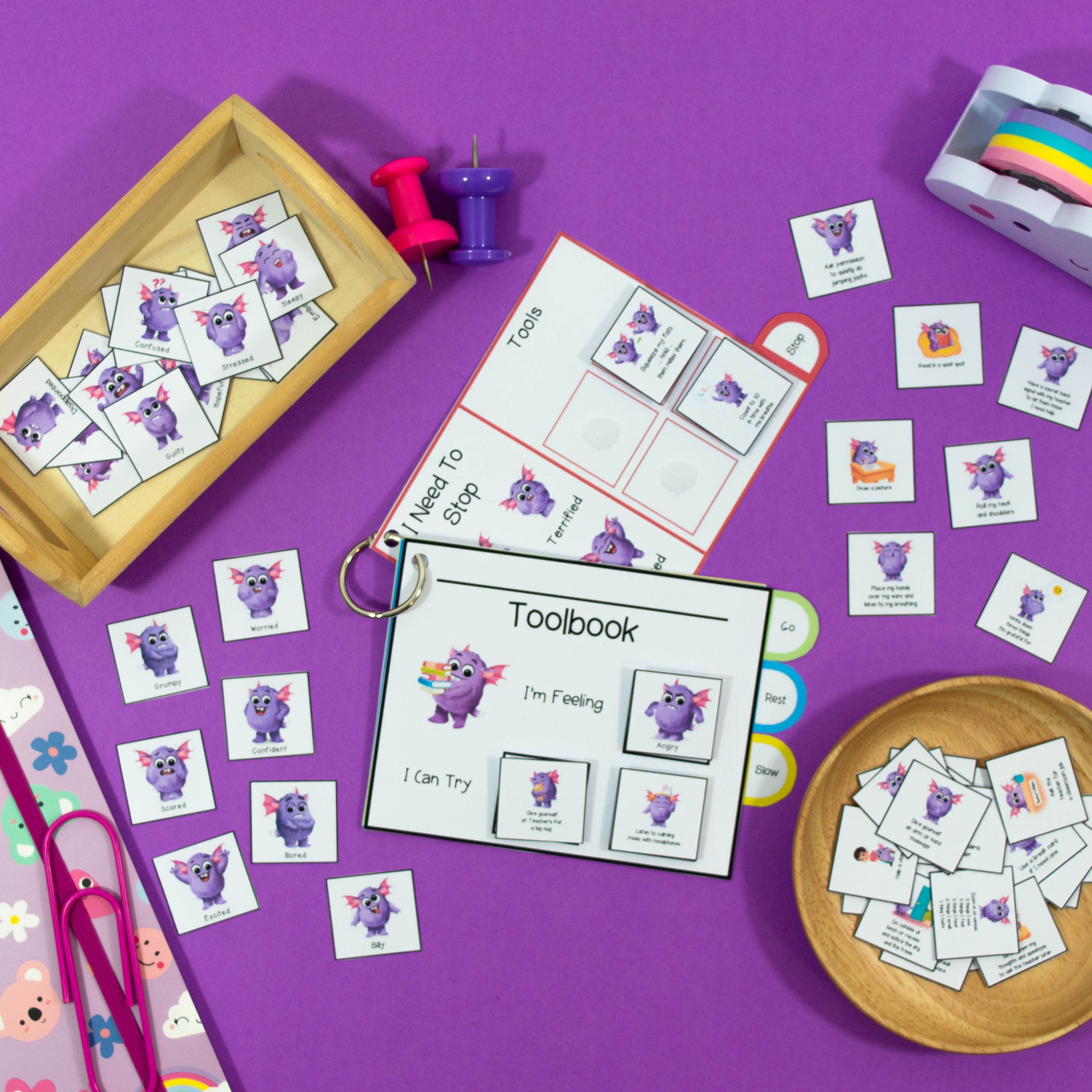 Kids Emotion Chart, Kids Emotions Cards, Emotion Poster Kids, Calming ...