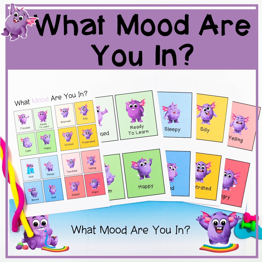 What Mood Are You in Chart Poster & Banner - Etsy