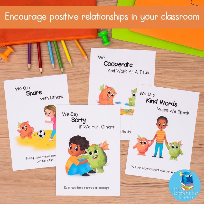 Social Skills Poster Pack - Printable Classroom Display for Social ...