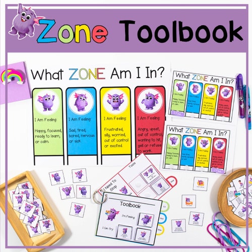 Emotion ZONES Toolkit Regulation of Emotion Strategies - Etsy