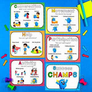 CHAMPS Posters for the Classroom - Upper & Lower Primary - PDF and ...