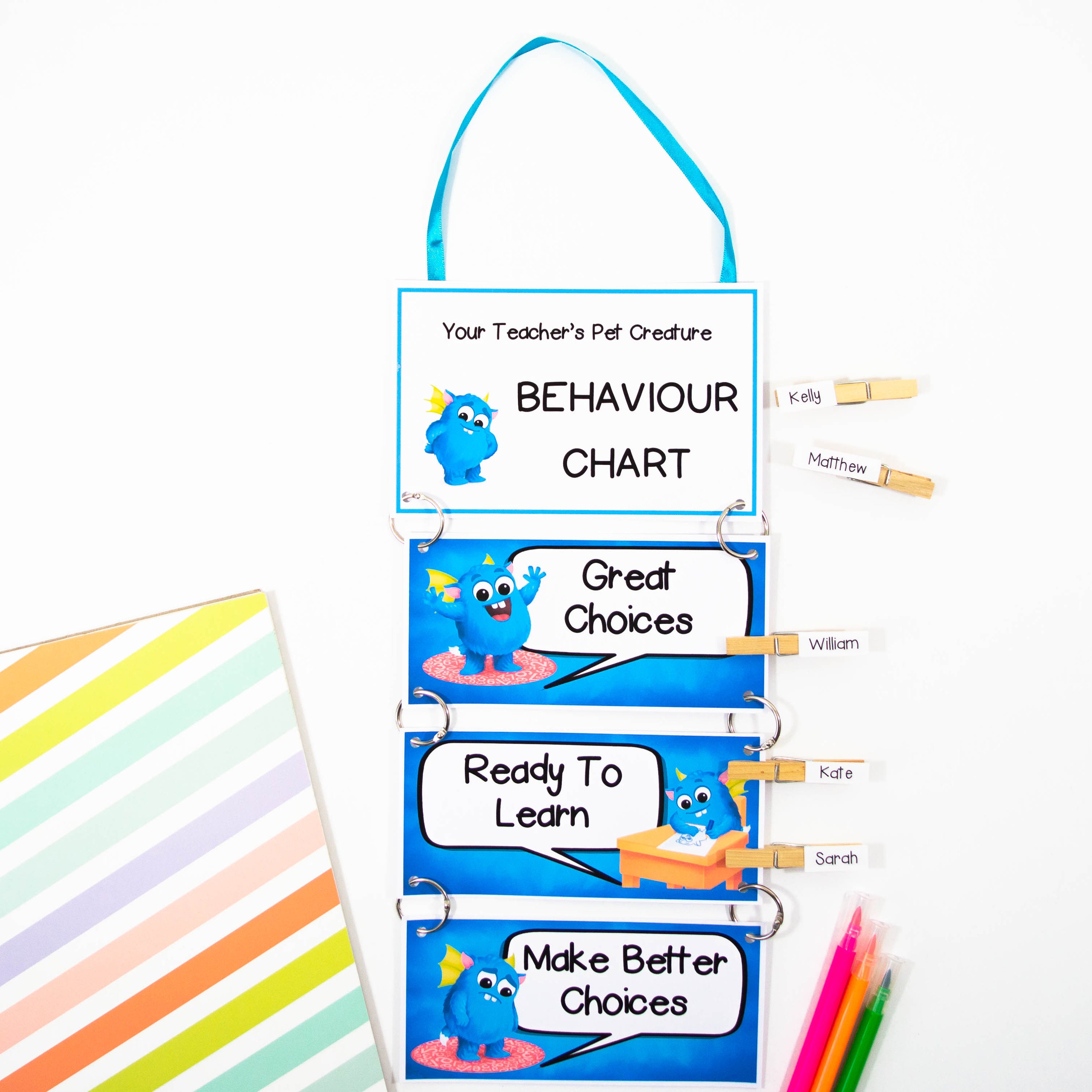 Whole Class Behaviour Peg Chart - Visual Reward Tracker - Etsy