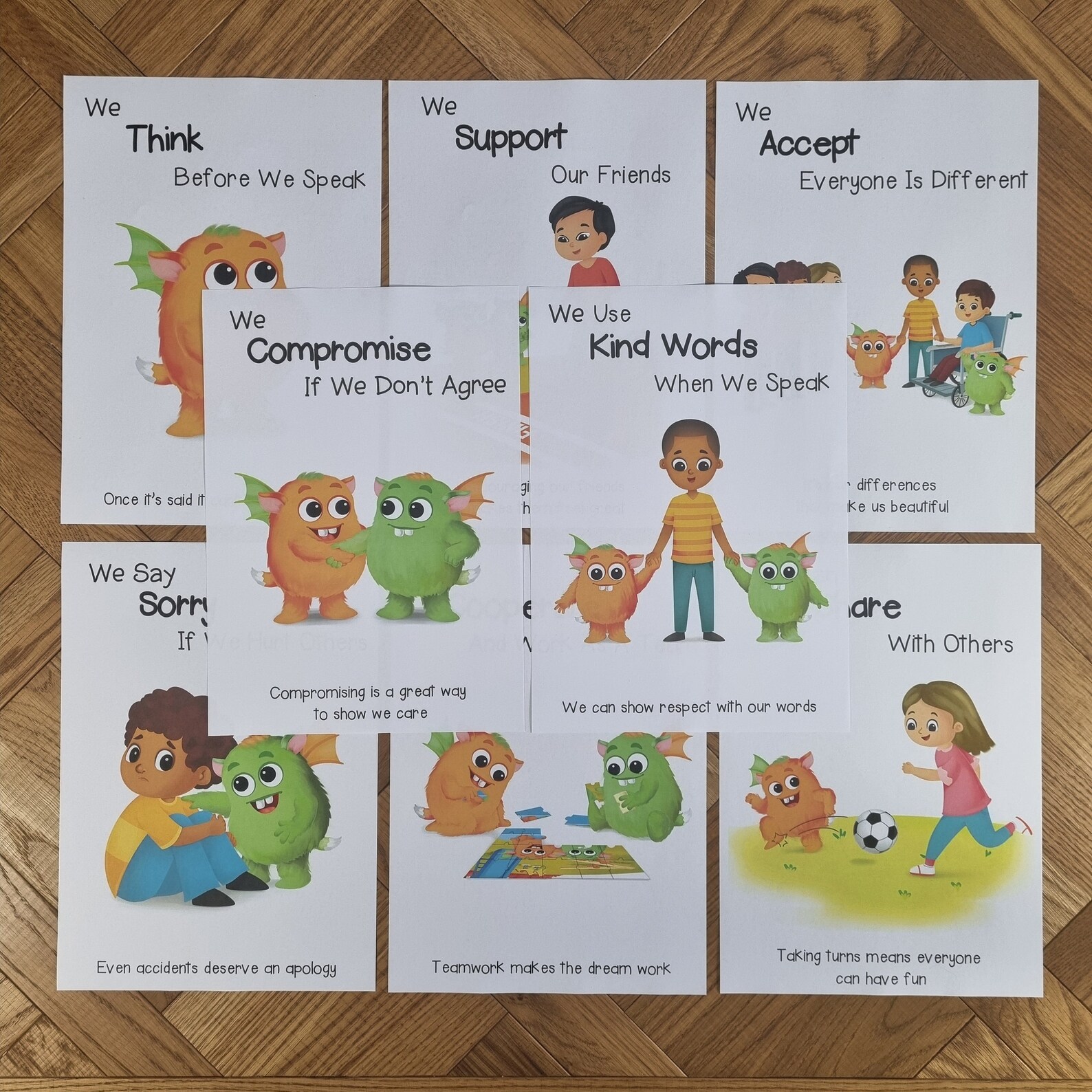 Social Skills Poster Pack Printable Classroom Display Fir - Etsy
