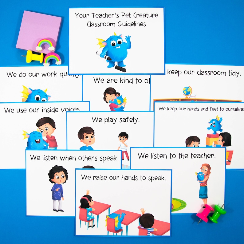 Classroom Rules / Classroom Guidelines Posters Pack for Classroom ...